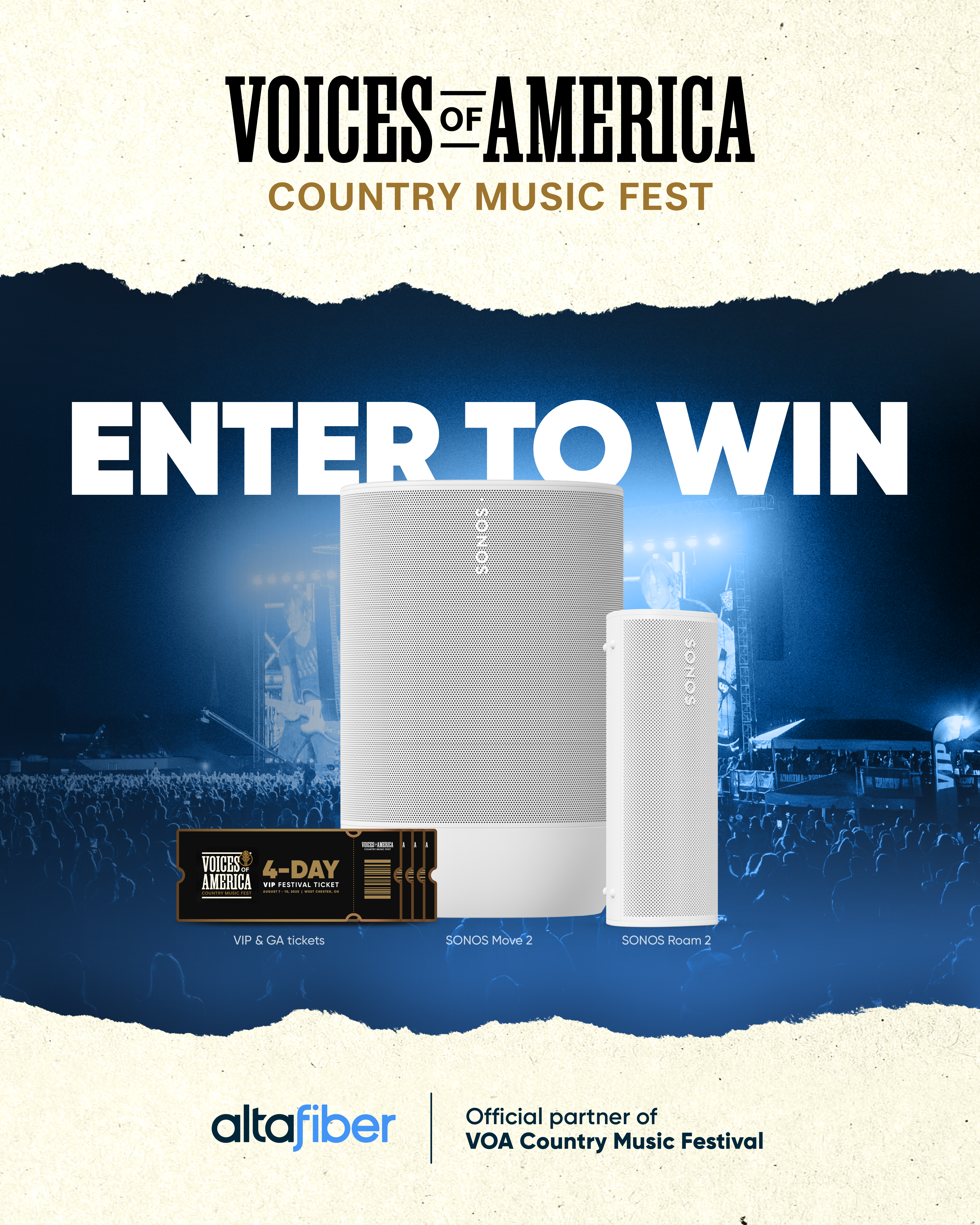 Official Partner of VOA Country Music Festival